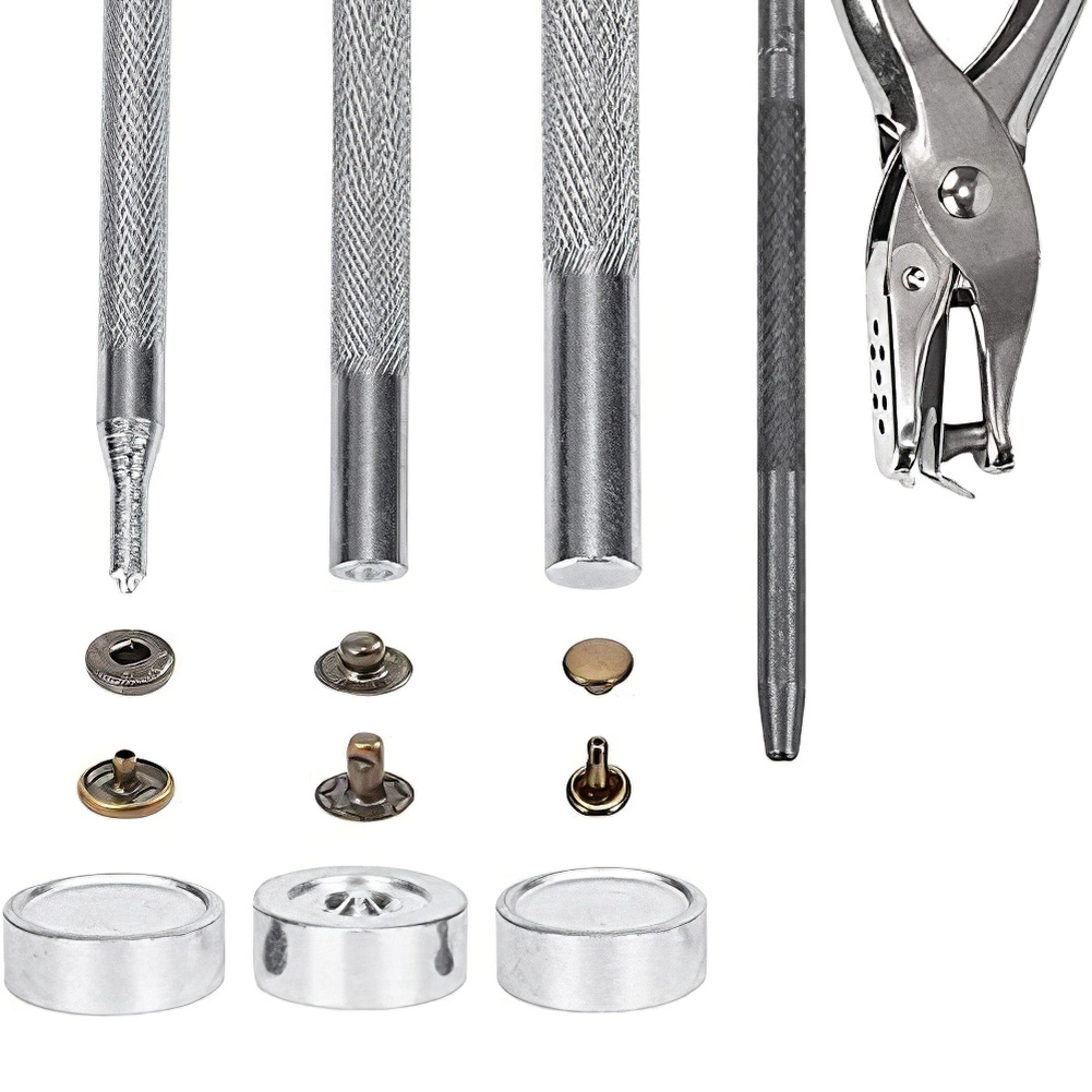 Sun-.Metal Snap Snap Set Tool DIY Rivet Tool Fixer Rivet Fixation Tool ...