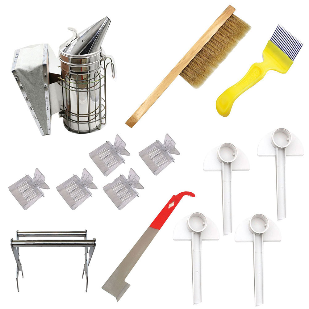 Outils d'apiculture Kit Accessoires Ensemble Bee Hive Starter Kit ...