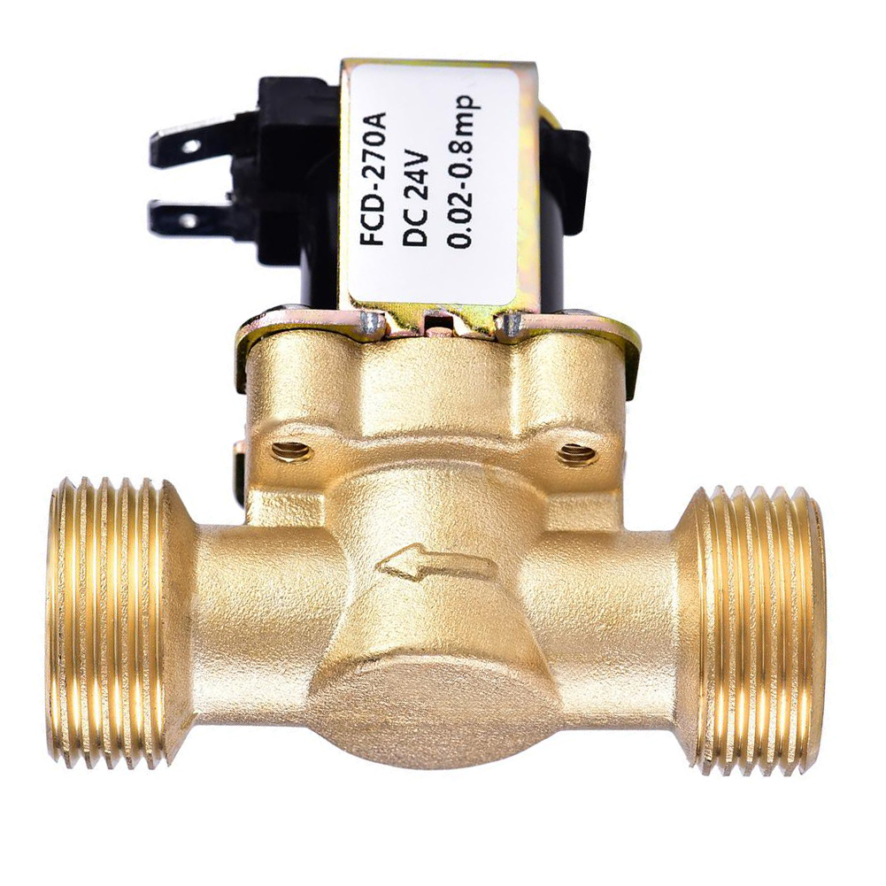 Vanne solénoïde électrique 220V FCD-180B Contrôle de l'eau en laiton ...
