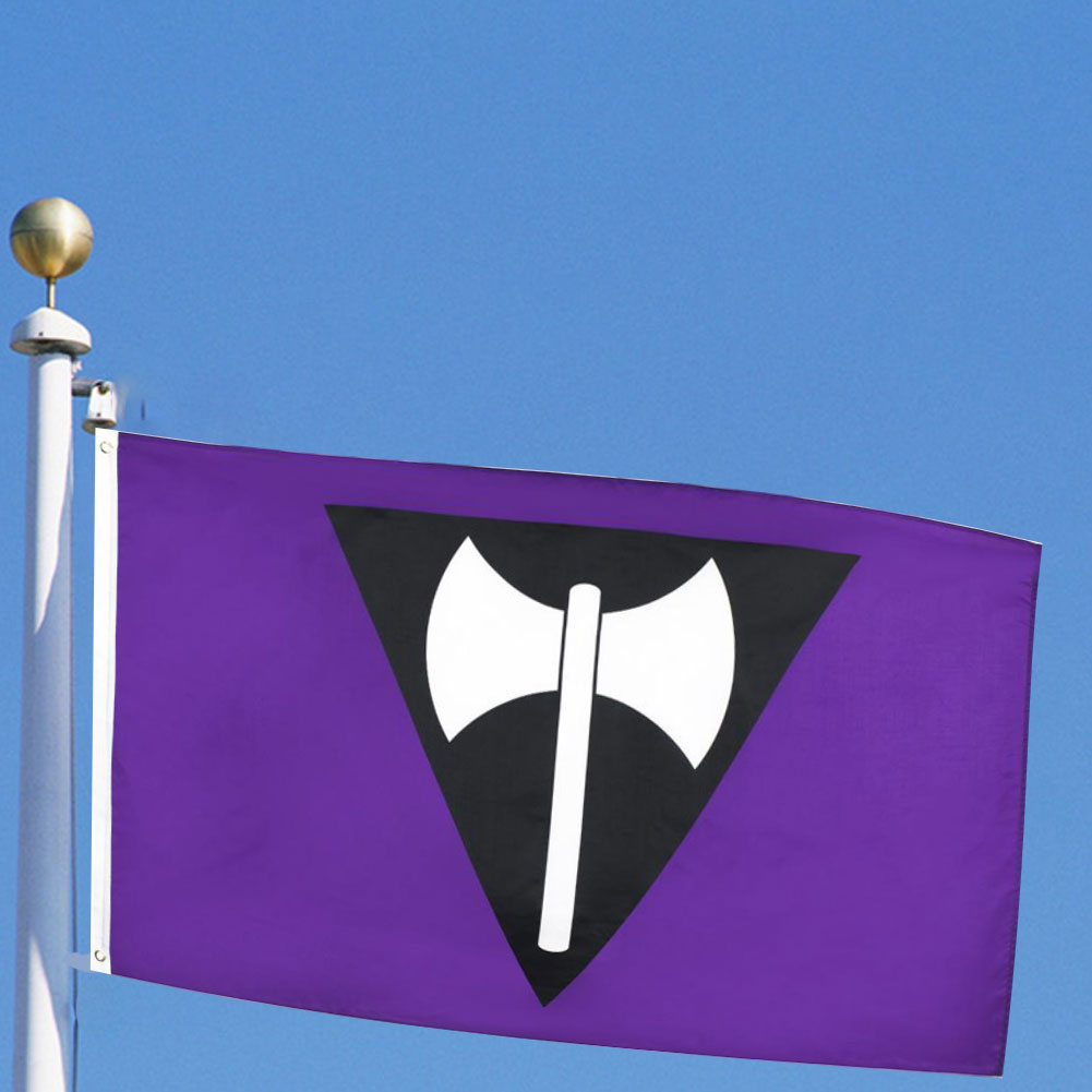 Drapeau décoratif Drapeau lesbien violet LGBT pavillon d'arc-en-ciel ...